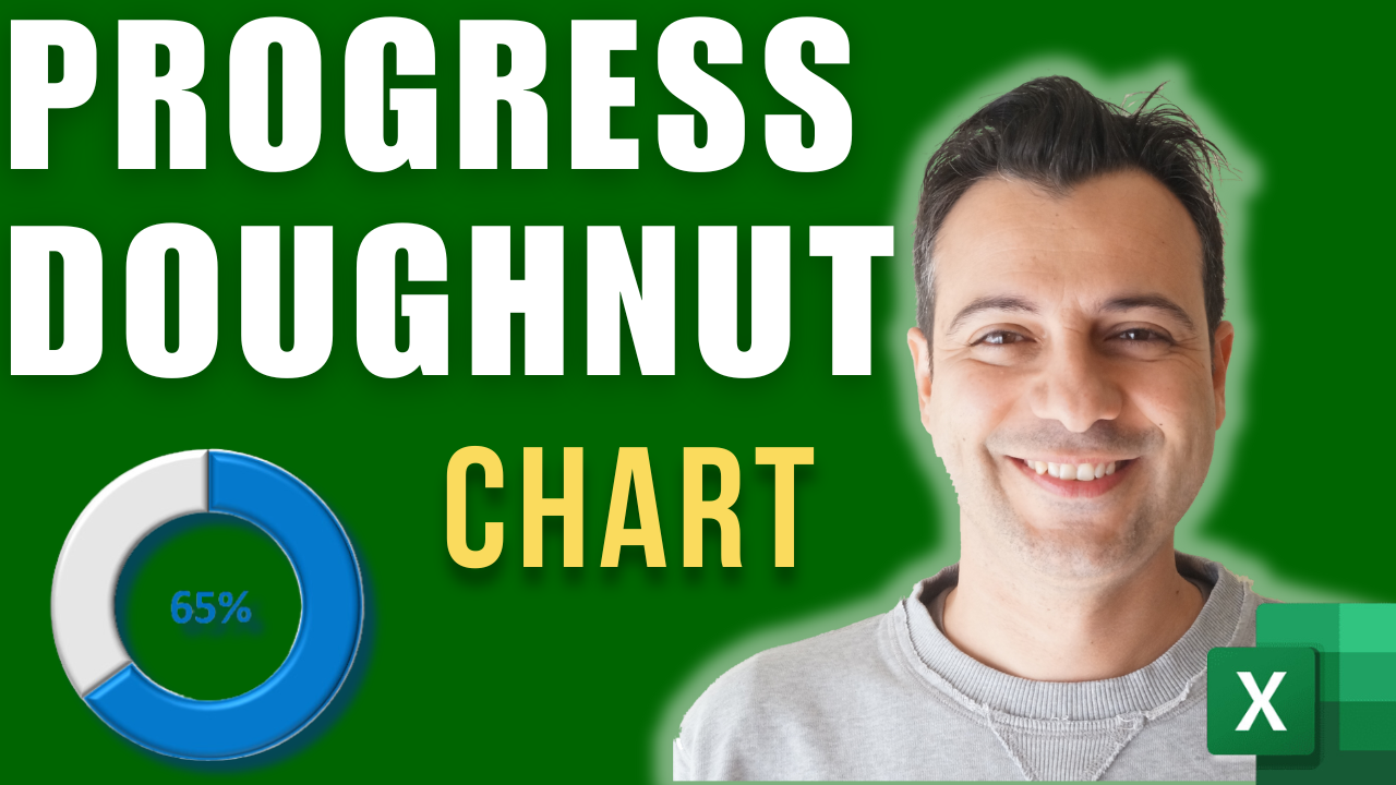 Create a Progress Doughnut Chart in Excel