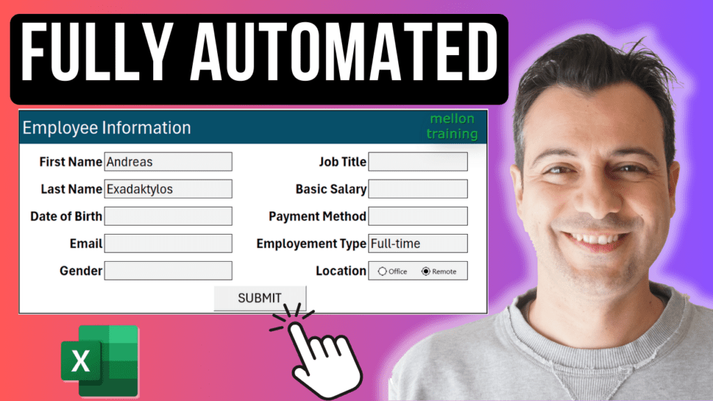 How to Create a Fully Automated Data Entry Form in Excel (in 4 STEPS ...